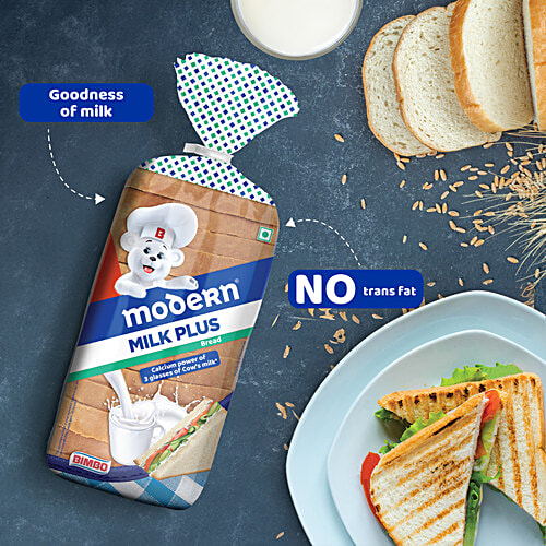 Buy MODERN Milk Plus Bread - Calcium Power Of 4 Glasses Of Milk Online ...