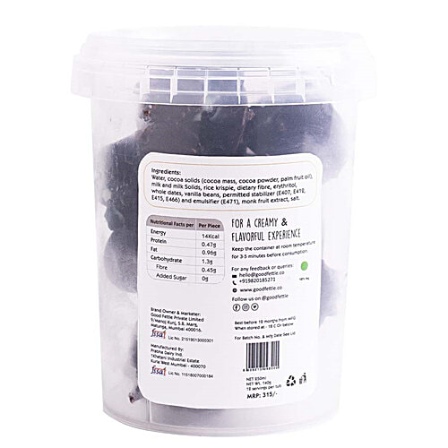 Buy Good Fettle Minis Bite Size Ice Cream - Vanilla, Diabetic & Keto ...