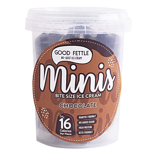 Buy Good Fettle Minis Bite Size Ice Cream - Chocolate, Diabetic & Keto ...