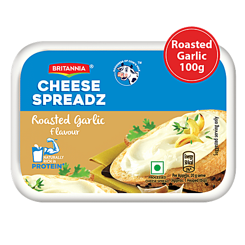 Buy Britannia Cheese Spread - Roasted Garlic Online at Best Price of Rs ...