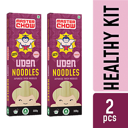Buy MasterChow Udon Noodles - Thick, Flat, Wheat, Soft, Chewy Texture ...