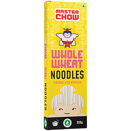 Buy MasterChow Whole Wheat Hakka Noodle - Thin, 100% Atta, Vegetarian ...