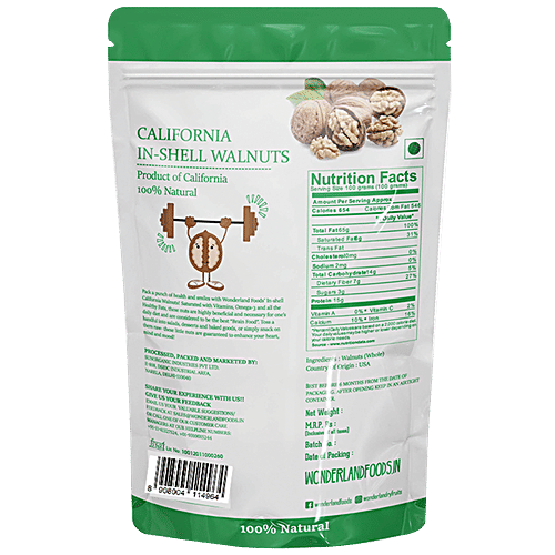 Buy Wonderland Foods California In-Shell Walnuts - Rich In Vitamin-E ...