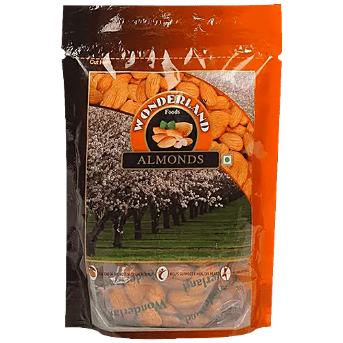 Buy Wonderland Foods Raw California Almonds - Rich In Vitamin E, No ...