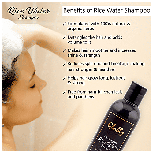 Buy Globus Naturals Rice Water Shampoo - Revitalizing, With Kokum ...