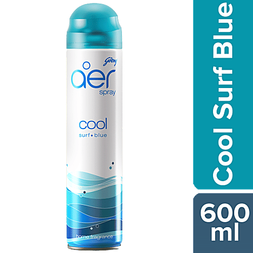 Buy Godrej Aer Spray - Home & Office Air Freshener, Cool Surf Blue ...
