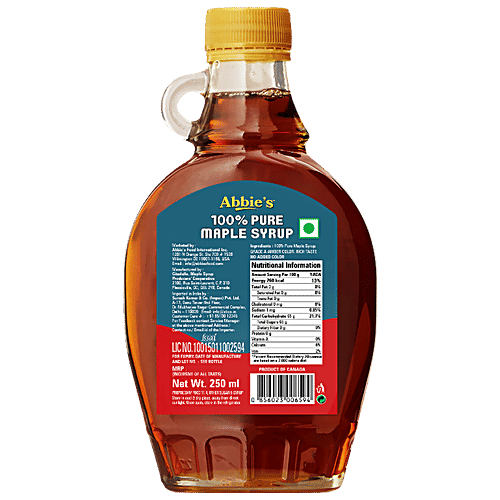 Buy Abbies Pure Maple Syrup - With Hints Of Caramel, Vanilla & Prune ...
