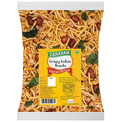 Buy Danaram Crispy Indian Snacks - Madrasi Mixture Online at Best Price ...