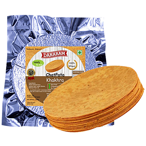 Buy Danaram Namkeen Snacks - Chatpata Khakhra Online at Best Price of ...