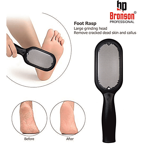 Buy Bronson professional Metal Foot File Scrubber - For Dead Skin ...