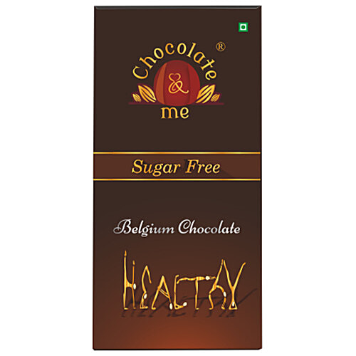 Buy Chocolate and Me Sugar Free Belgium Chocolate Bar - Rich In Cocoa ...
