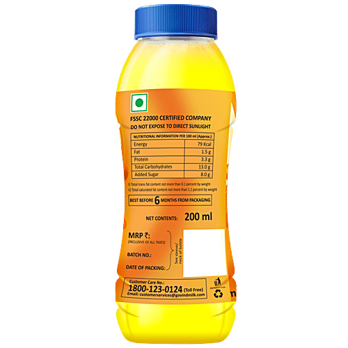 Buy Govind Sterilized Homogenized Flavor Double Toned Milk - Funzz ...