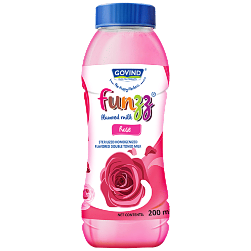 Buy Govind Sterilized Homogenized Flavor Double Toned Milk - Funzz Rose ...