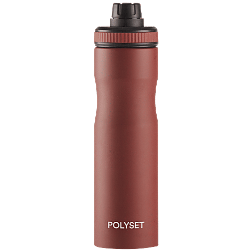 Buy Polyset Mars Single Walled Stainless Steel Bottle - Red Online at ...