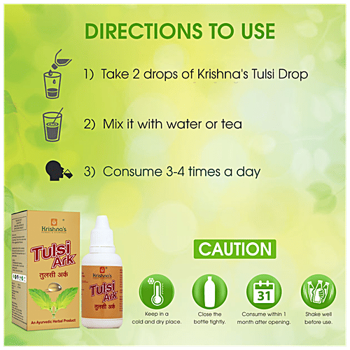 Buy Krishnas Tulsi Drop - Treats Cough & Cold Online at Best Price of ...