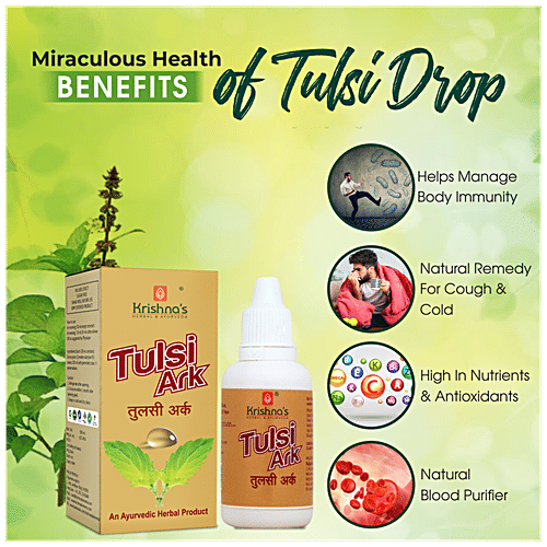 Buy Krishnas Tulsi Drop - Treats Cough & Cold Online at Best Price of ...