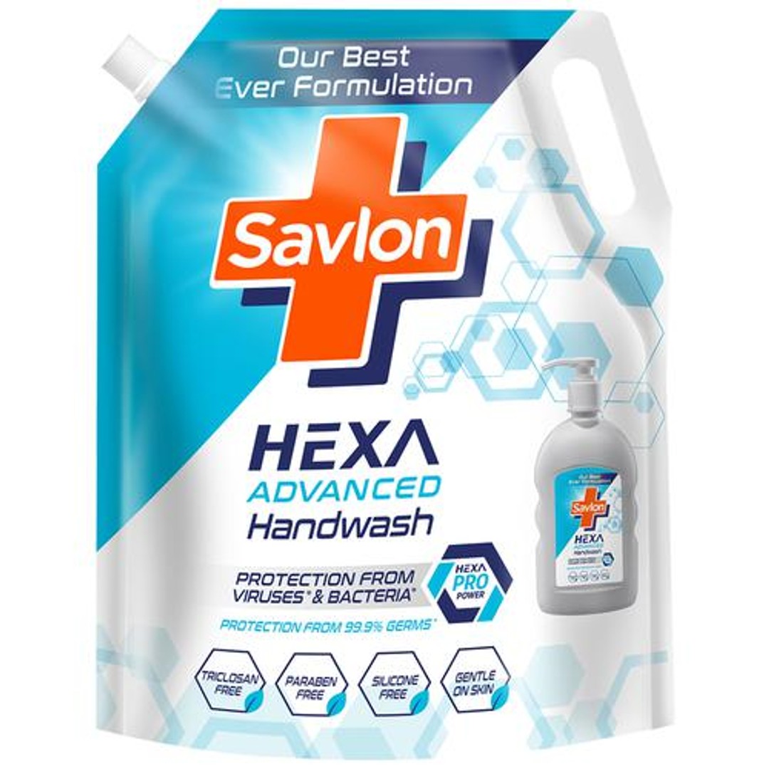 Buy Savlon Hexa Advanced Liquid Handwash - Protection From Viruses ...