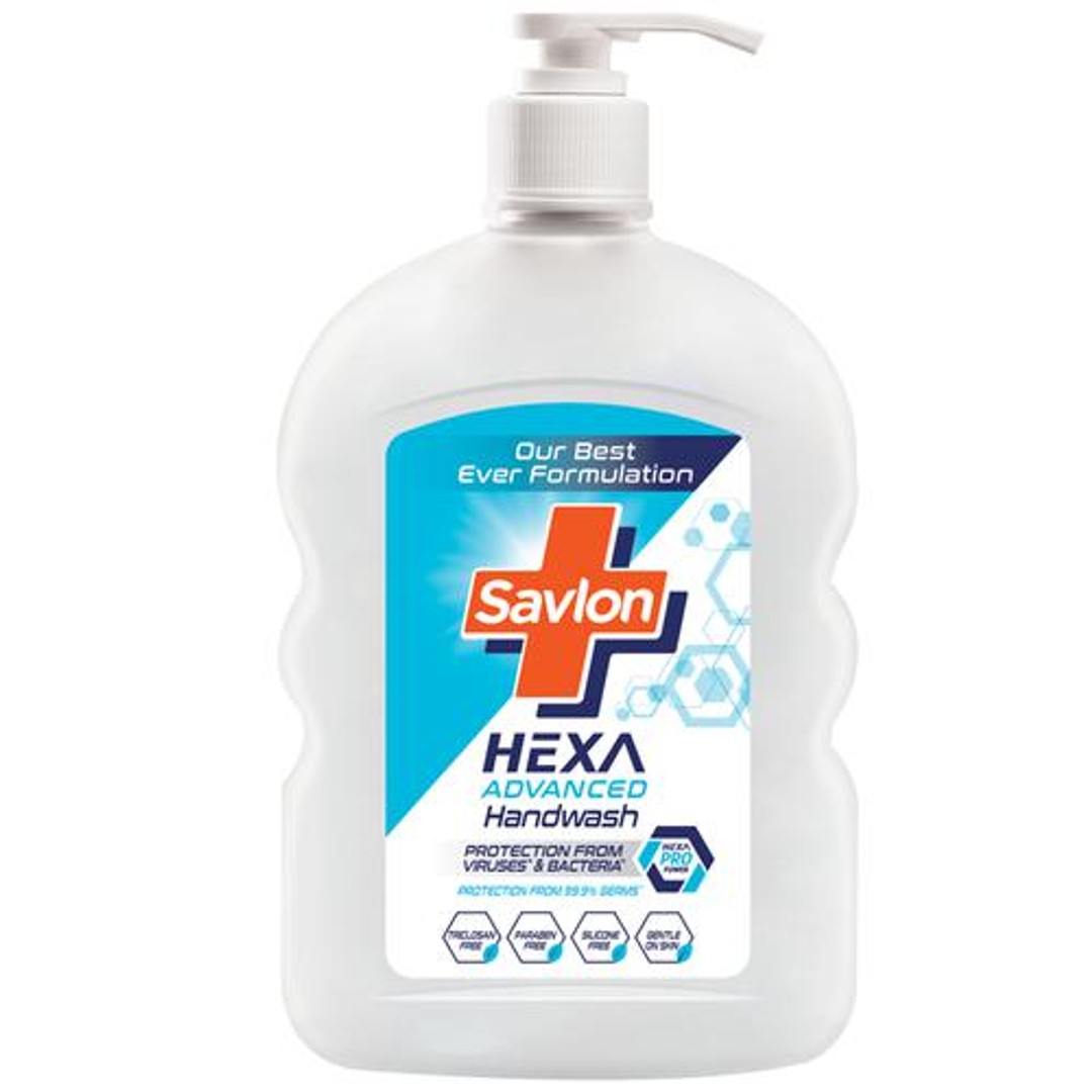 Buy Savlon Hexa Advanced Liquid Handwash - Protection From Viruses ...