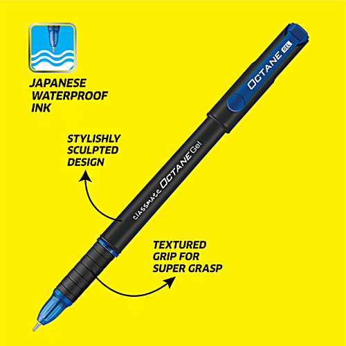 Buy Classmate Octane Gel Pen - Blue Online at Best Price of Rs 100 ...
