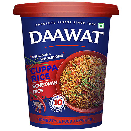Buy Daawat Cuppa Rice Schezwan Rice - Ready In 10 Minutes Online at ...