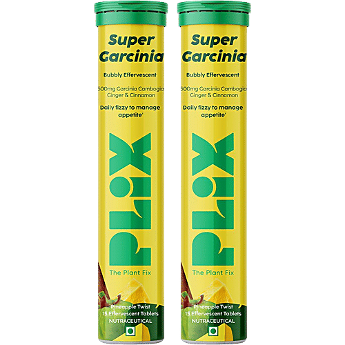 Buy PLIX Life Garcinia Cambogia Effervescent Tablet - Supports Appetite ...