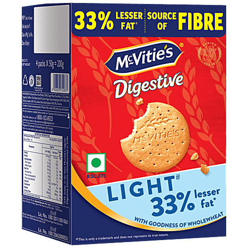 Buy McVitie's Digestive Light Biscuits Online at Best Price of Rs 75 ...