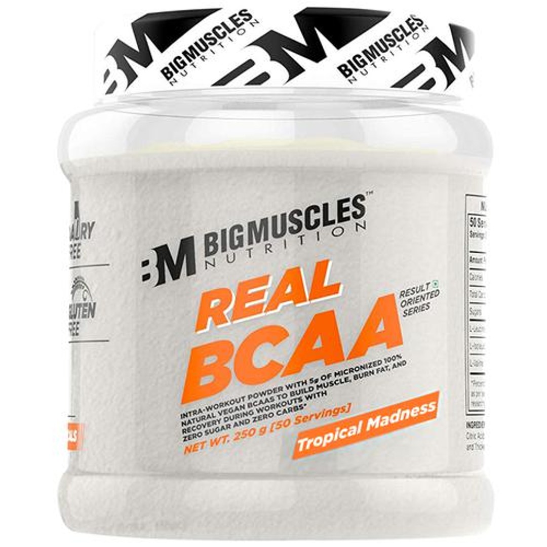 Buy Bigmuscles Nutrition Real BCAA Supplement - Tropical Madness ...