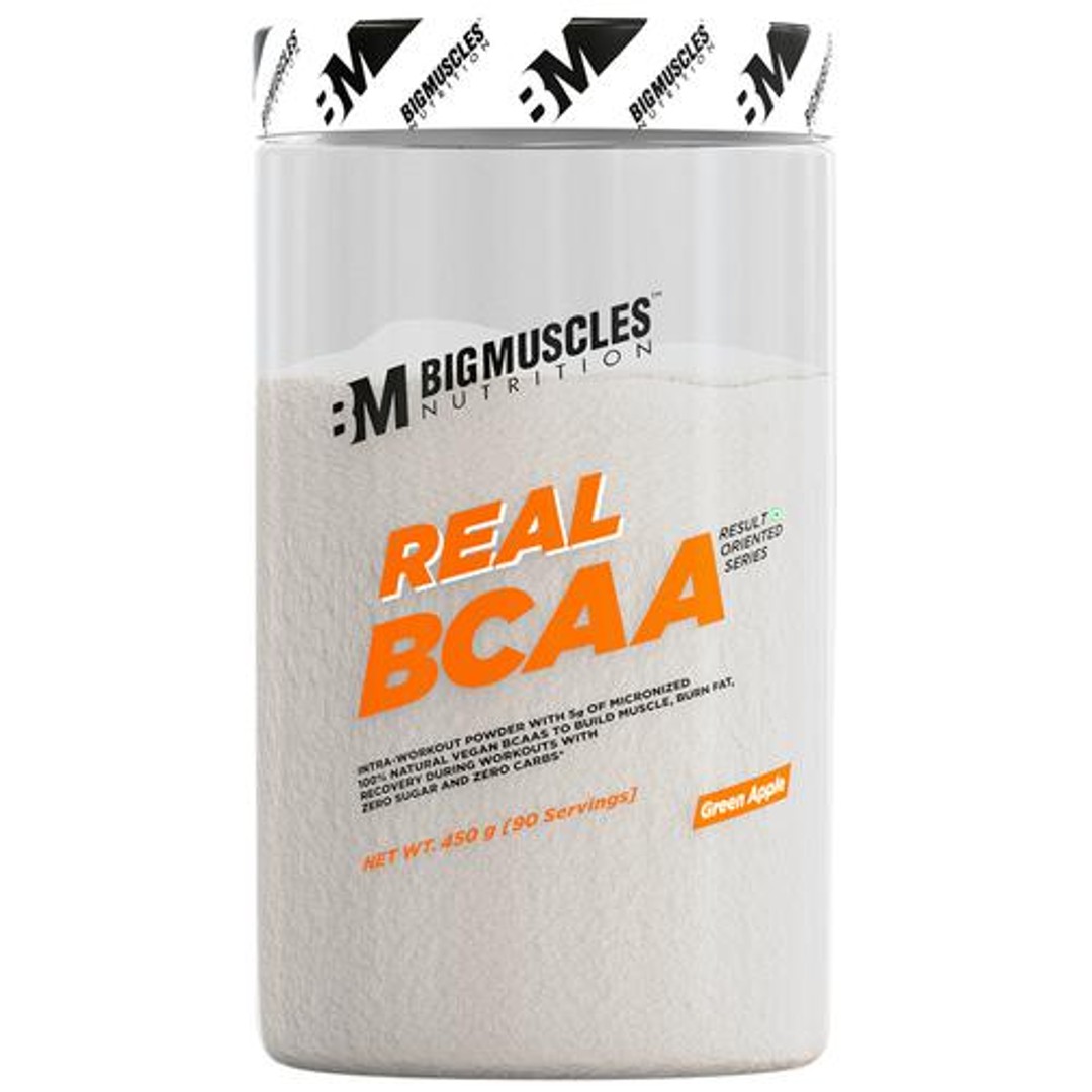 Buy Bigmuscles Nutrition Real BCAA Intra Workout Powder Supplement ...