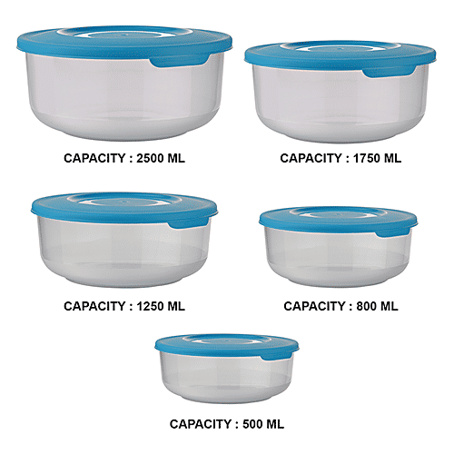 Buy Asian Dryfruit/Pasta Plastic Storage Dabba/Containers Set Super ...