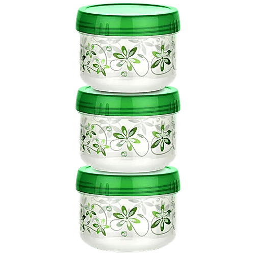 Buy Asian Plastic Masala Storage Dabba/Containers Set - Turn & Lock ...