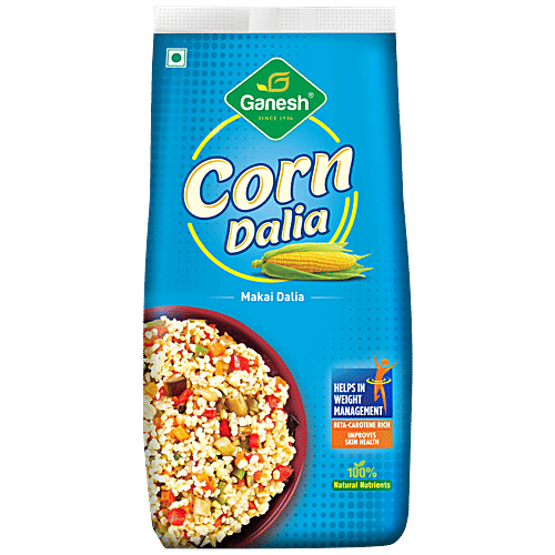 Buy Ganesh Corn Dalia - Beta Carotene Rich, Improves Skin Health, For ...