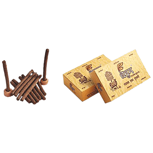 Buy Dhenum Panchgavya Hawan Dhoop Stick - Natural, Hand Rolled ...