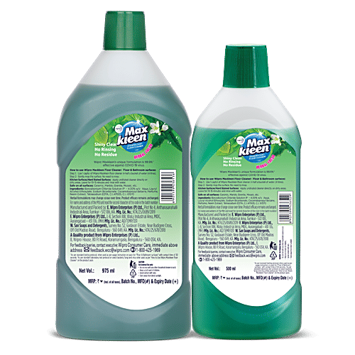 Buy Maxkleen Disinfectant Floor Cleaner - Herbal Fresh, Kills 99.9% ...