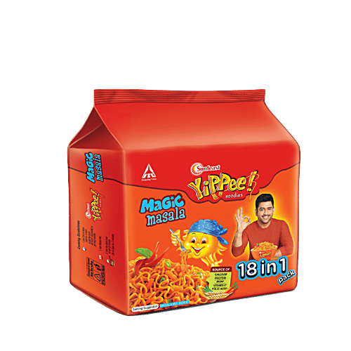 Buy Sunfeast YiPPee! Magic Masala Noodles - Masala Mix Inside Online at ...