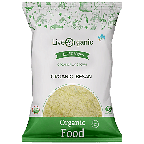 Buy Live Organic Besan - 100% Natural, Fresh & Healthy Online at Best ...