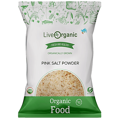 Buy Live Organic Pink Salt Powder - 100% Natural, Fresh & Healthy ...