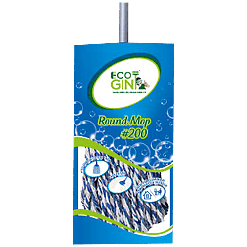 Buy Gebi Round Mop - Plastic, With Rod, Blue Online at Best Price of Rs ...