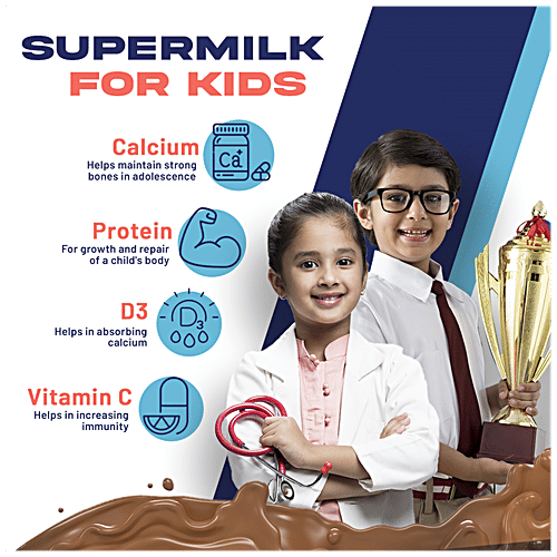 Buy Gritzo SuperMilk - Protein & Nutrition Drink, For 8-12 years ...