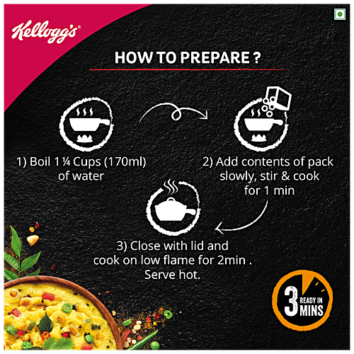 Buy Kelloggs Upma - Veggie Masala Burst, Ready To Cook Online at Best ...