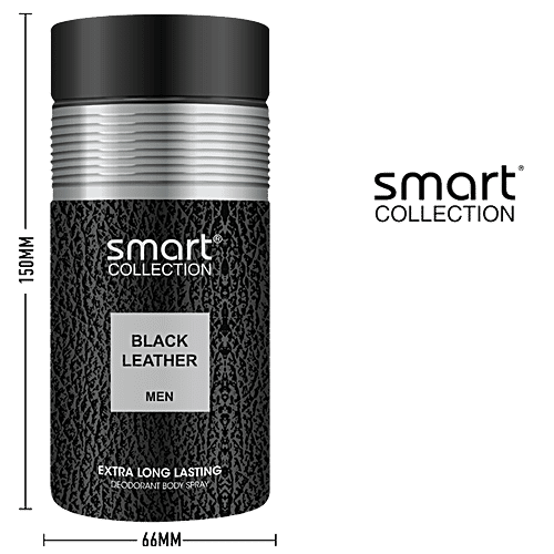 Buy Smart Collection Deodorant - Black Leather, For Men Online at Best ...
