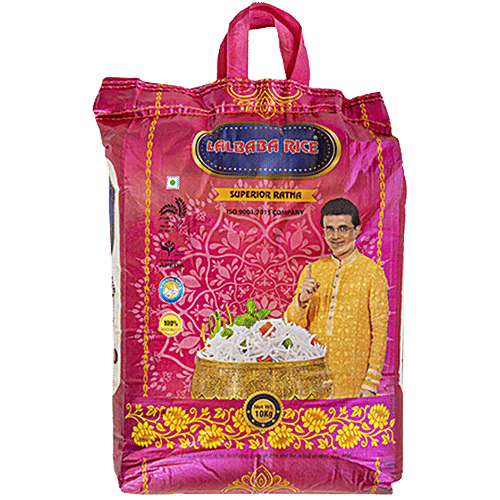 Buy Lalbaba Rice Superior Ratna Rice - Parboiled, Long Grain Online at ...