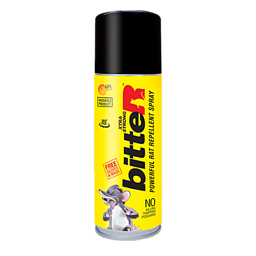 Buy Bitter Powerful Rat Repellent Spray - Prevents Rat Bitting, For Use ...