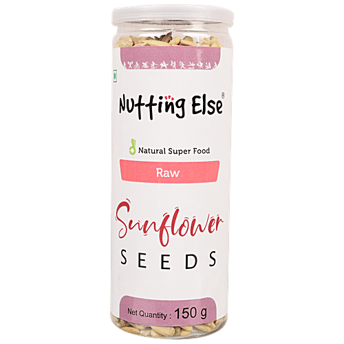 Buy NUTTING ELSE Raw Sunflower Seeds - Rich In Fibre, Plant Based ...