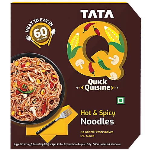 Buy TATA Q Ready To Eat Hot & Spicy Veg Noodles - No Added ...