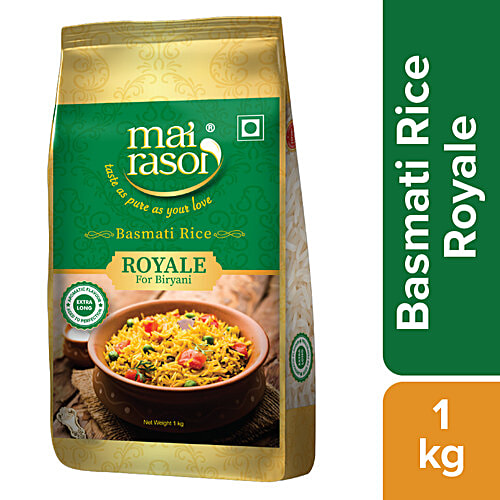 Buy Mai Rasoi BASMATI RICE / CHAWAL - ROYALE BIRYANI SPECIAL Online at ...