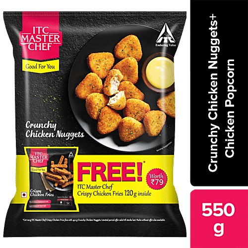 Buy ITC Master Chef Chicken Nugget- Crunchy, High Protein, No Added ...