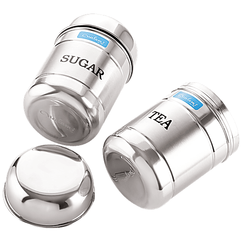 Buy Neelam Stainless Steel Tea & Sugar Container/Canister/Condiment ...