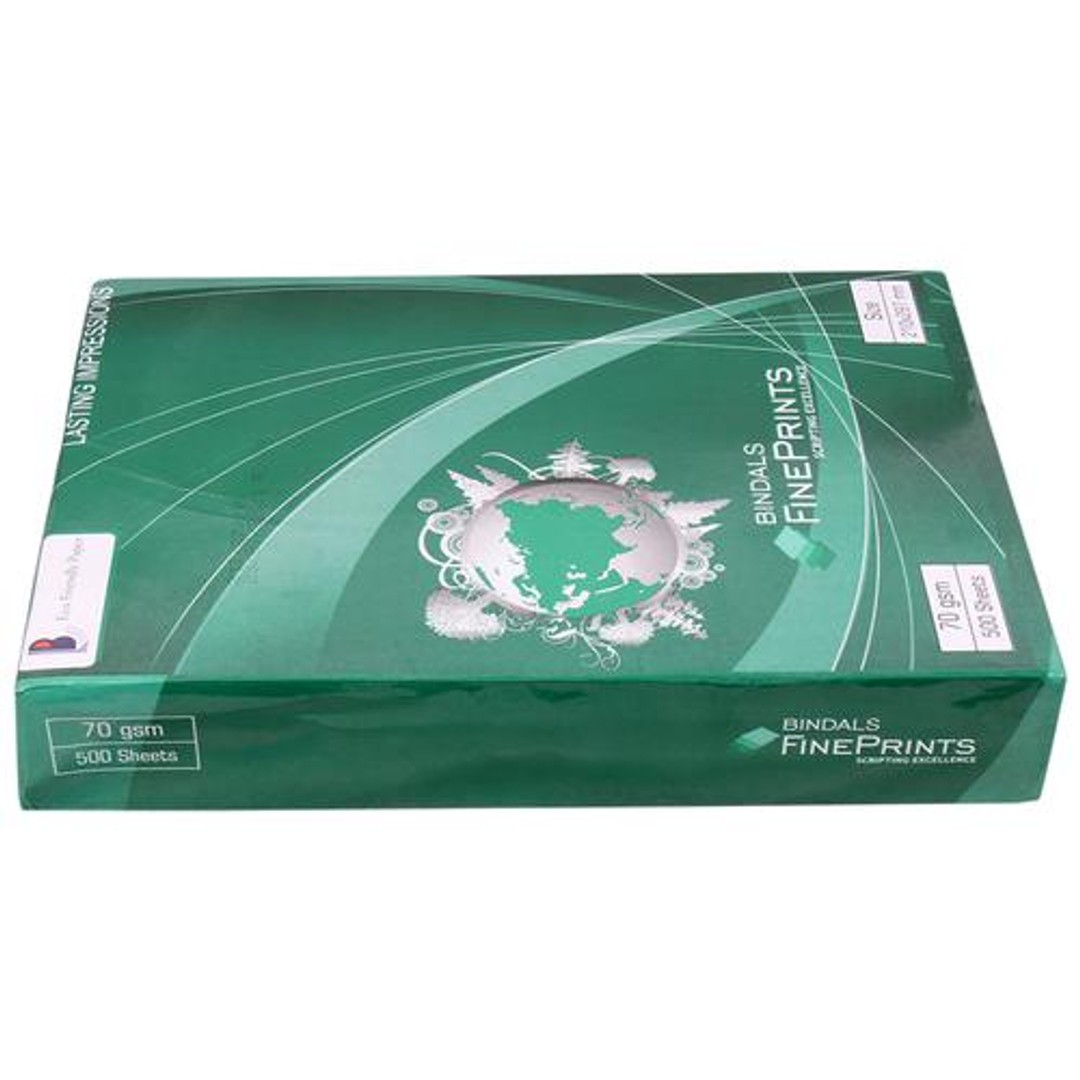 Buy Bindal Fine Prints Paper - 70 GSM, A4 Size, Eco Friendly Online at ...