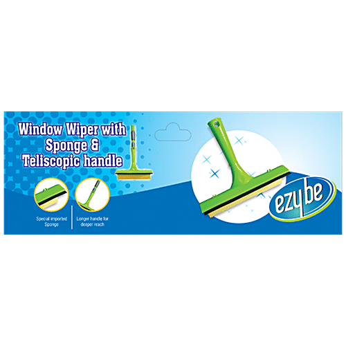 Buy Ezy Be Window Wiper - With Telescopic Handle, Comfortable Grip ...