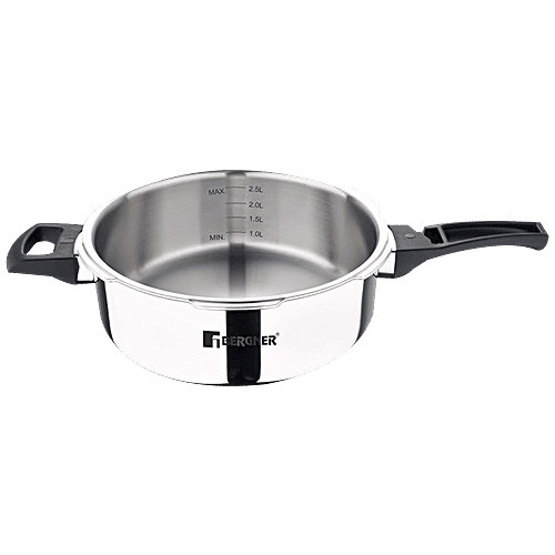 Buy Bergner Argent Elements Tri-Ply Stainless Steel Pressure Pan - With ...